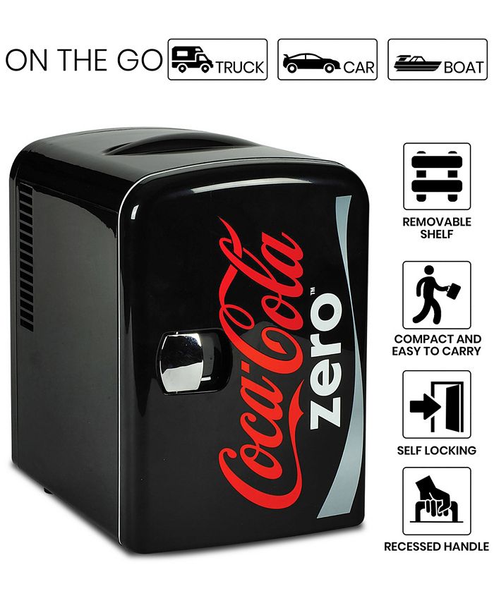 Koolatron Coca-Cola Coke Zero 4L Portable Cooler or Warmer - Macy's