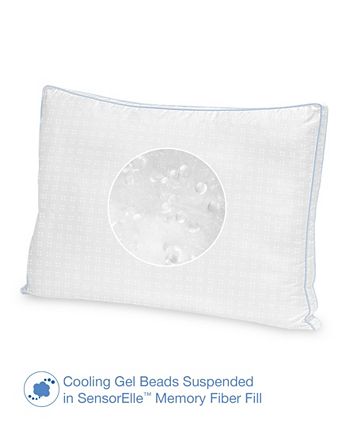 SensorGel Cool Fusion Firm Density Pillow 4 Pack With Cooling Gel Beads - Macy's