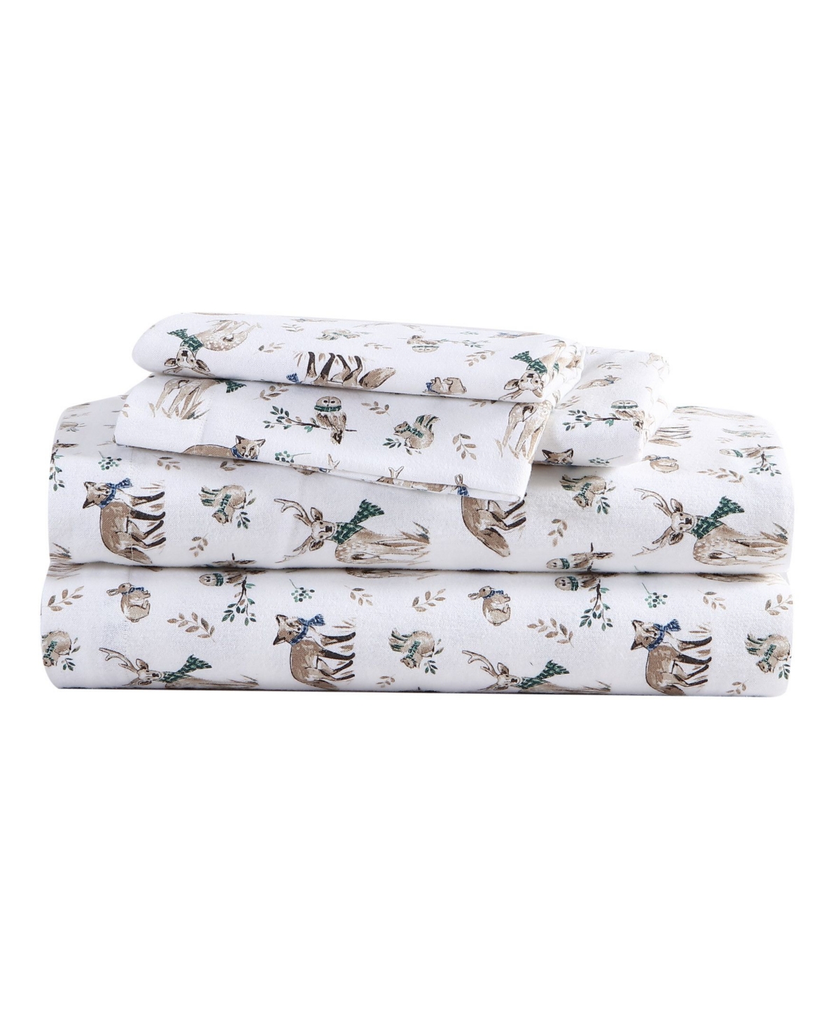 Click here for Eddie Bauer Printed Cotton Flannel 4-Pc. Sheet Set... prices