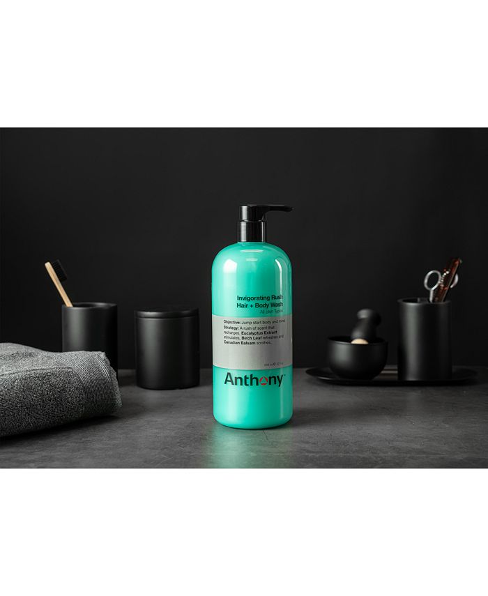 Anthony Men's Invigorating Rush Hair & Body Wash, 32 oz - Macy's