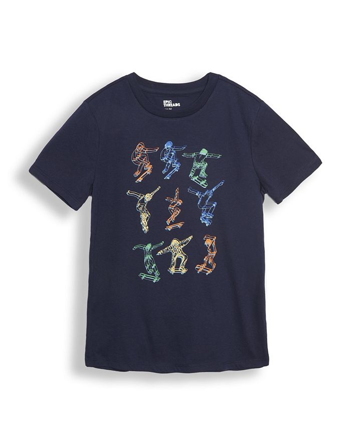 Epic Threads Big Boys Short Sleeve Graphic T-shirt - Macy's