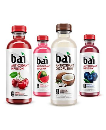 Bai Water Sunset Variety Pack, 18 oz, 15 Count & Reviews - Food ...