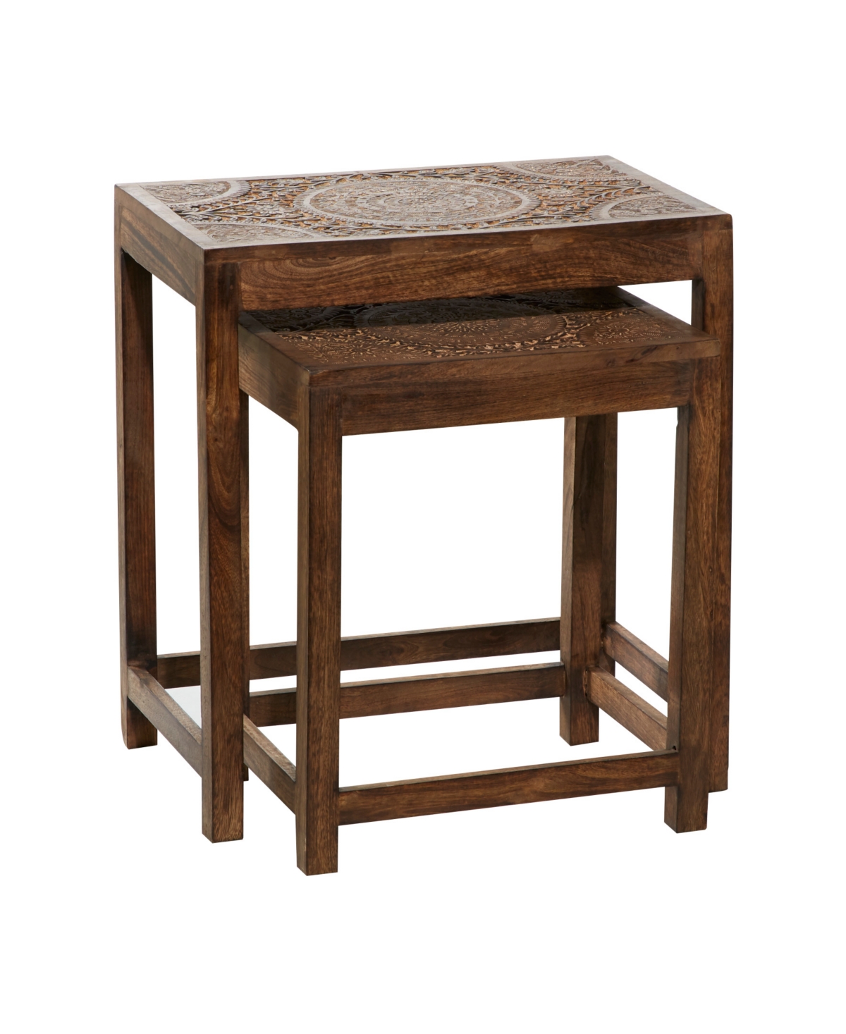 Click here for Wood Eclectic Accent Table - Brown prices