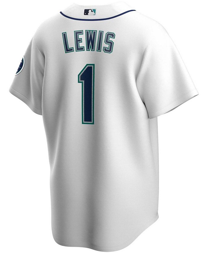 Nike Men's Kyle Lewis White Seattle Mariners Replica Player Name Jersey ...
