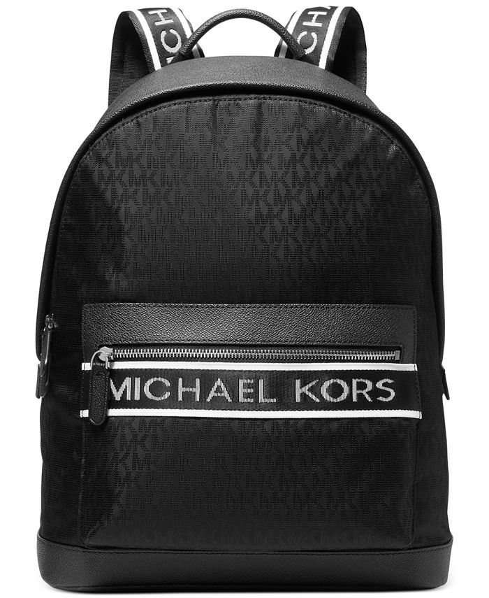 Michael Kors Men's MK Jacquard Logo Brooklyn Backpack - Macy's