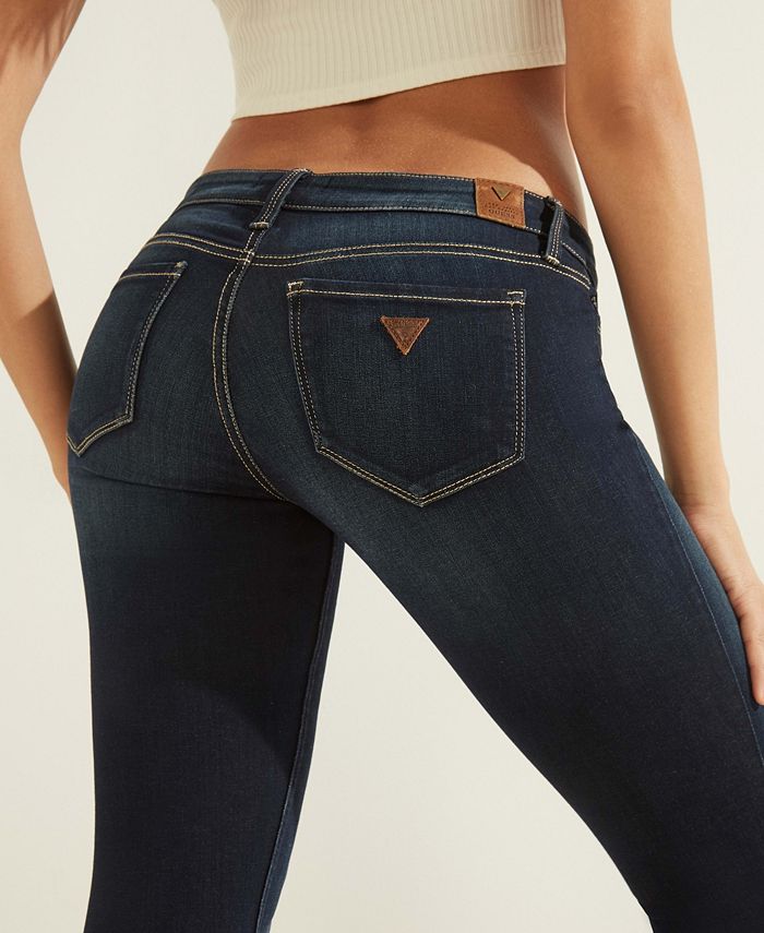 GUESS Women's Low-Rise Power Skinny Jeans - Macy's