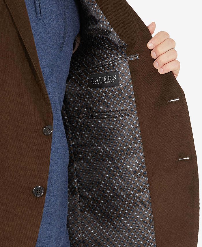 Lauren Ralph Lauren Men's Classic-Fit Ultraflex Corduroy Sport Coat & Reviews - Blazers & Sport ...