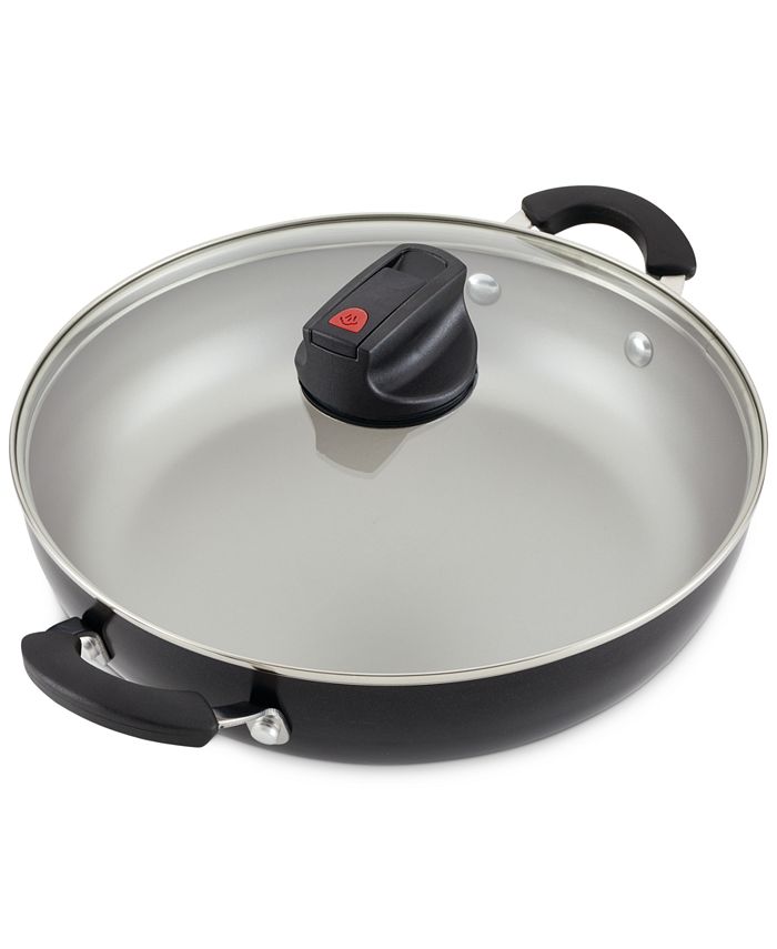 Farberware Smart Control Aluminum Nonstick 11.25" Everything Pan & Lid ...