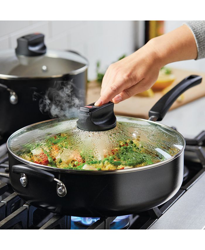 Farberware Smart Control Aluminum Nonstick Jumbo Cooker & Lid - Macy's