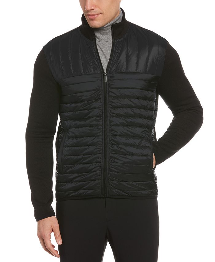 Perry Ellis Men's Long Sleeves Quilted Jacket - Macy's