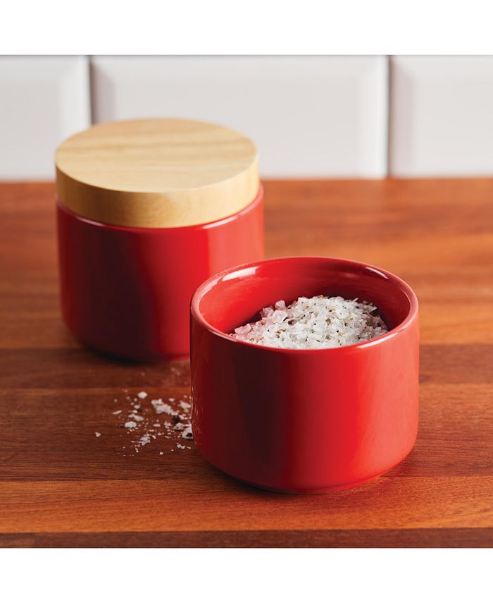 Rachael Ray Ceramic Stacking Spice Box Set with Lid, 2-Piece - Macy's