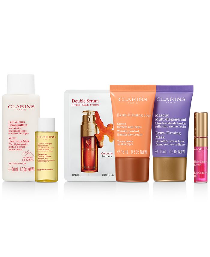 Clarins Choose your FREE 7pc Gift with any $75 Clarins Purchase (Up to ...