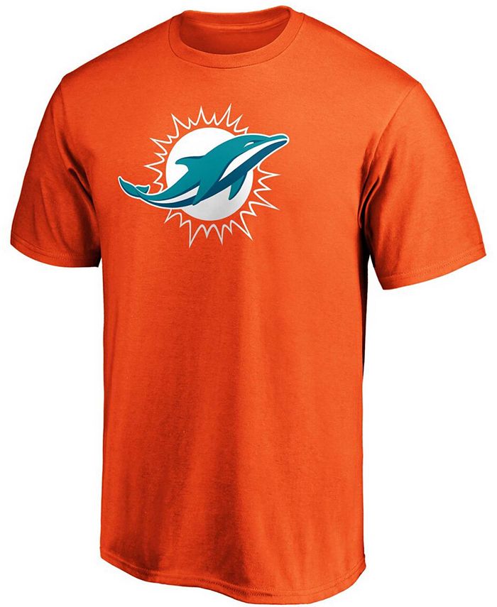 Fanatics Men's Orange Miami Dolphins Primary Logo Team T-shirt - Macy's