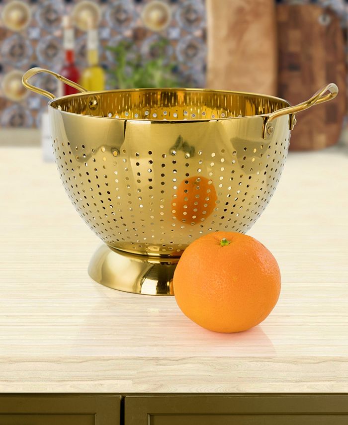 Gibson Home Rose Hue Colander - Macy's