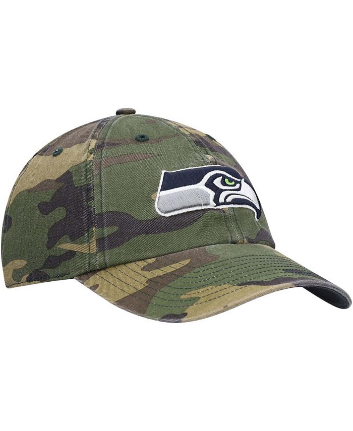 '47 Brand '47 Men's Camo Seattle Seahawks Woodland Clean Up Adjustable ...