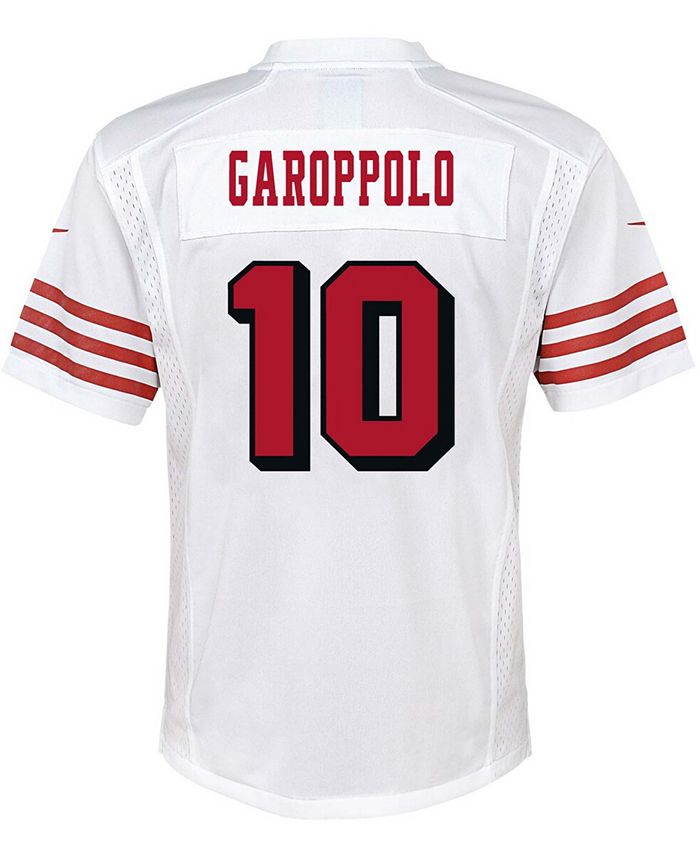 Nike Big Boys and Girls Jimmy GaropPolo Shirt White San Francisco 49ers ...