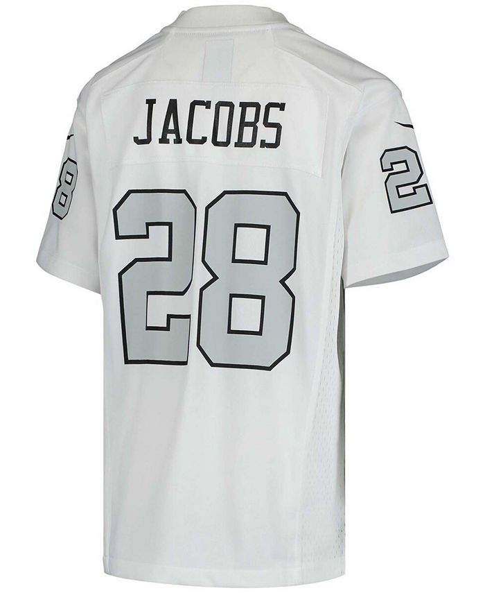 Nike Big Boys and Girls Josh Jacobs White Las Vegas Raiders Color Rush ...