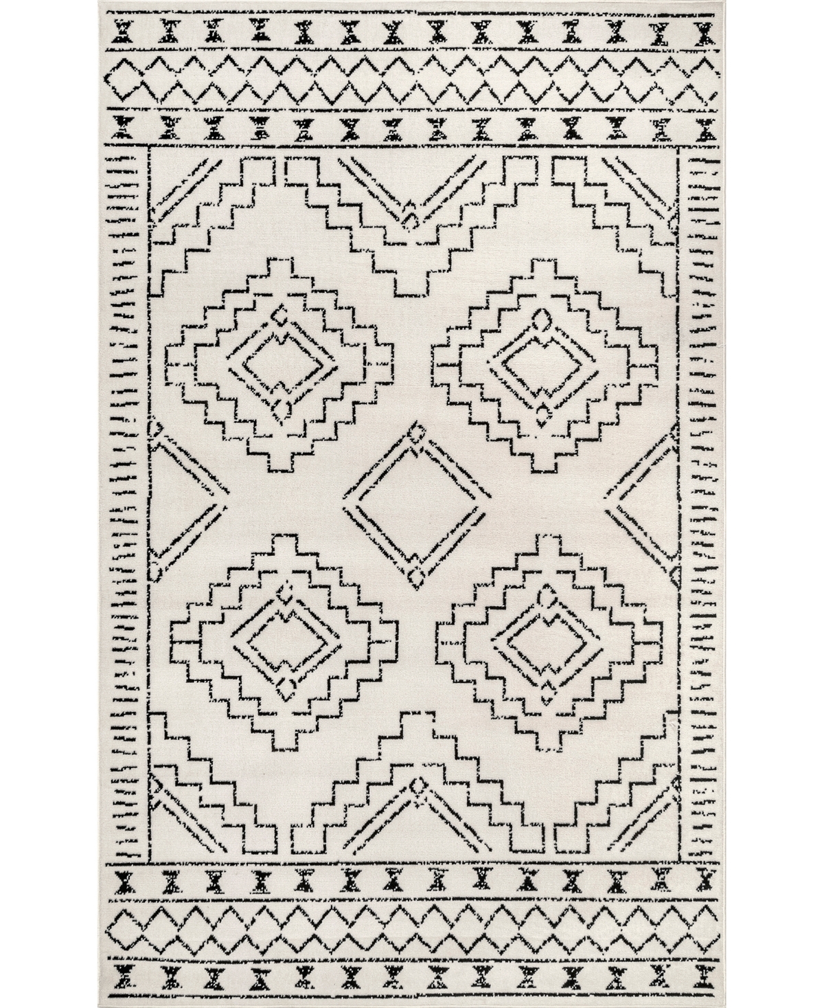 Click here for nuLoom Creek ECRK08A 5 x 8 Area Rug - Gray prices