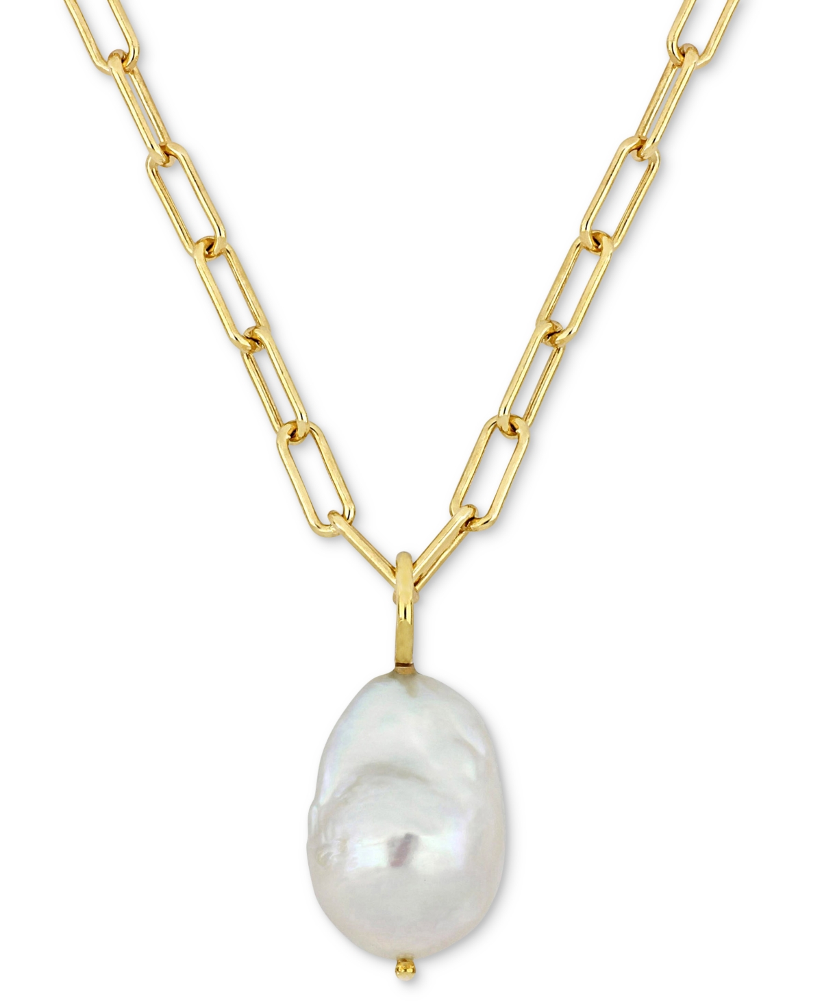 Click here for Cultured Freshwater Baroque Pearl (13-14mm) Solita... prices