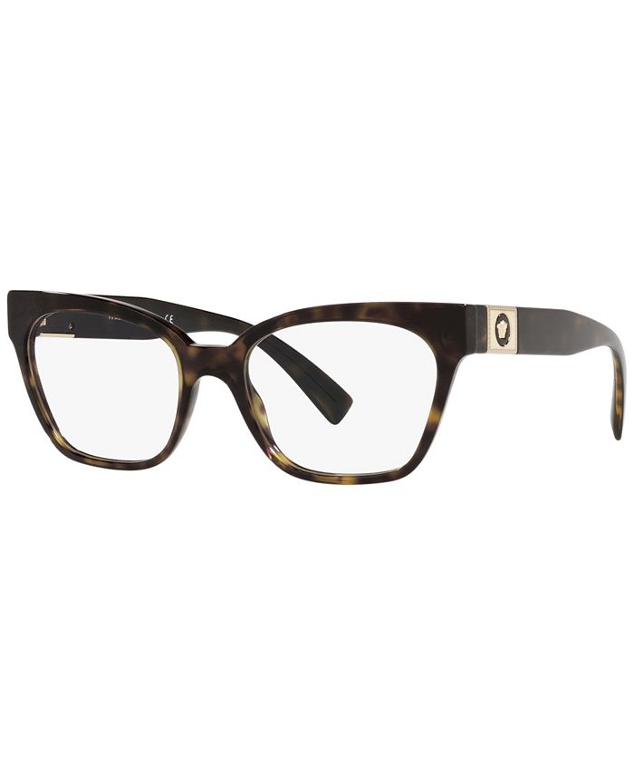 Versace VE3294 Women's Cat Eye Eyeglasses - Macy's