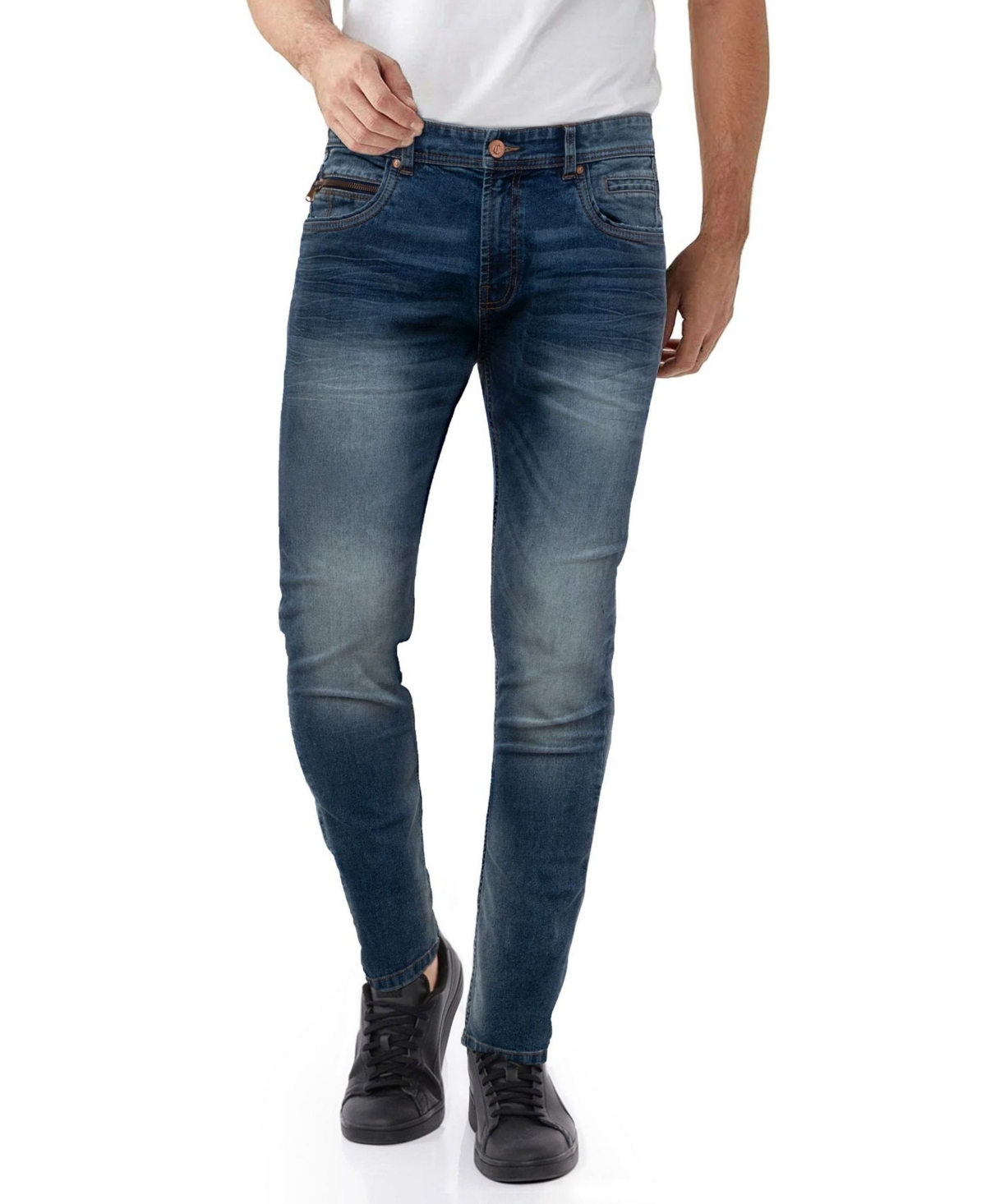 Click here for Mens Stretch 5 Pocket Skinny Jeans - Tint prices