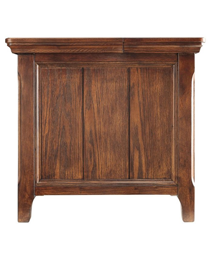 Signature Design By Ashley Woodboro Vintage-Like Media End Table - Macy's