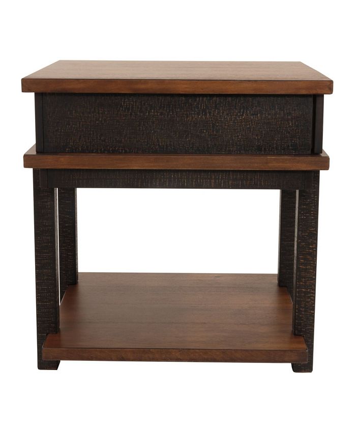 Signature Design By Ashley Stanah Rectangular End Table - Macy's