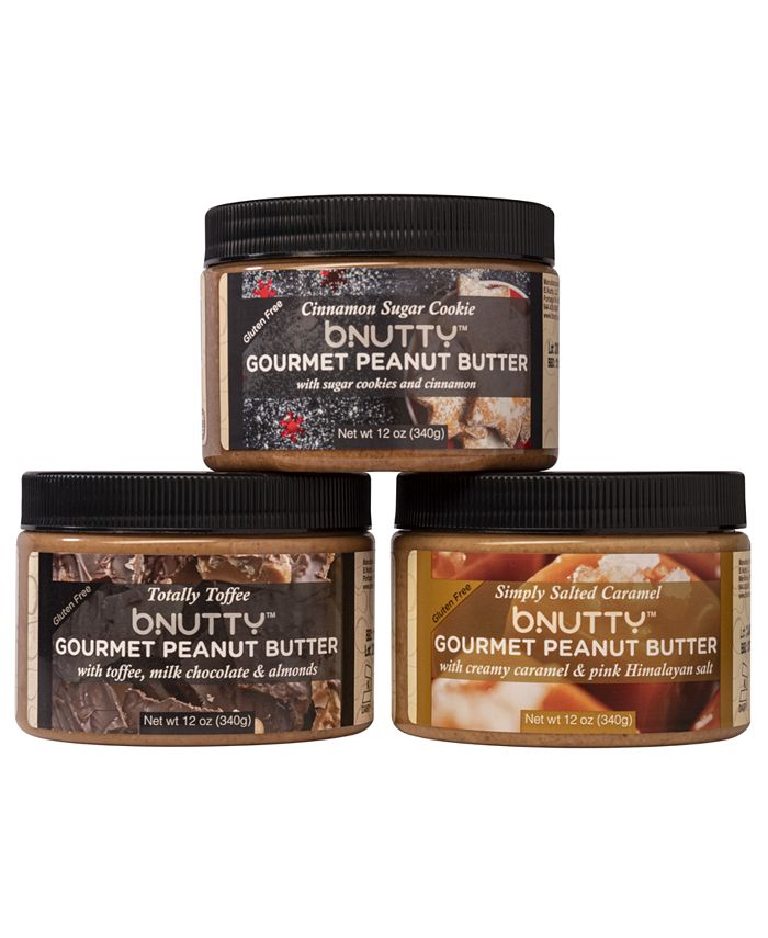 BNutty Peanut Butter Sweet Tooth Peanut Butter, Pack of 3 - Macy's
