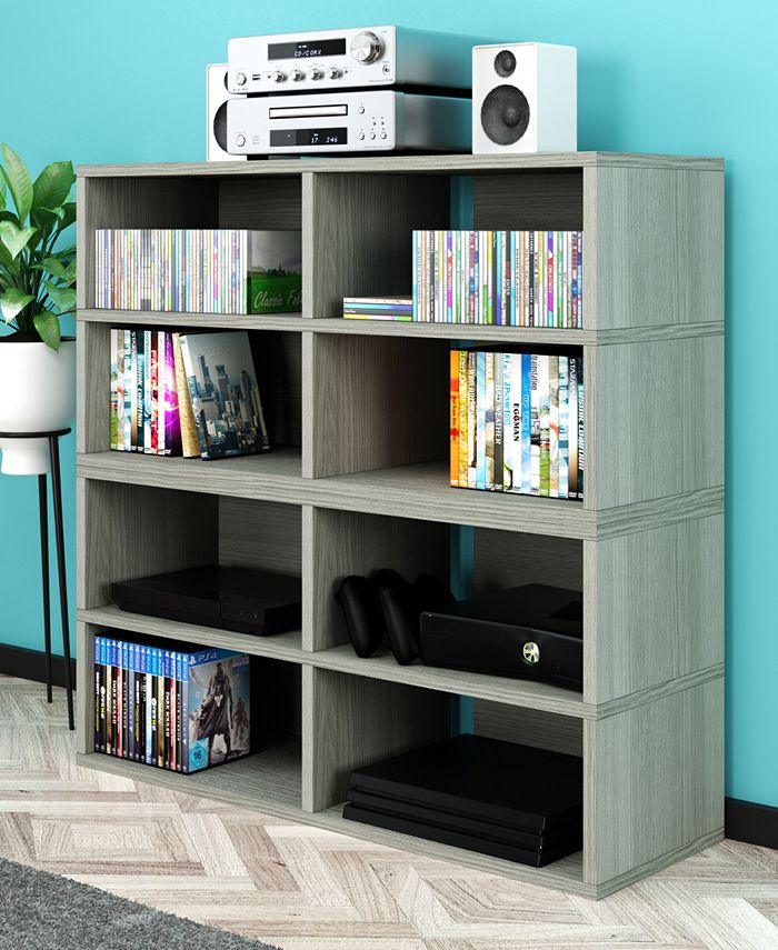 Way Basics 4 Cubby TV Stand - Macy's