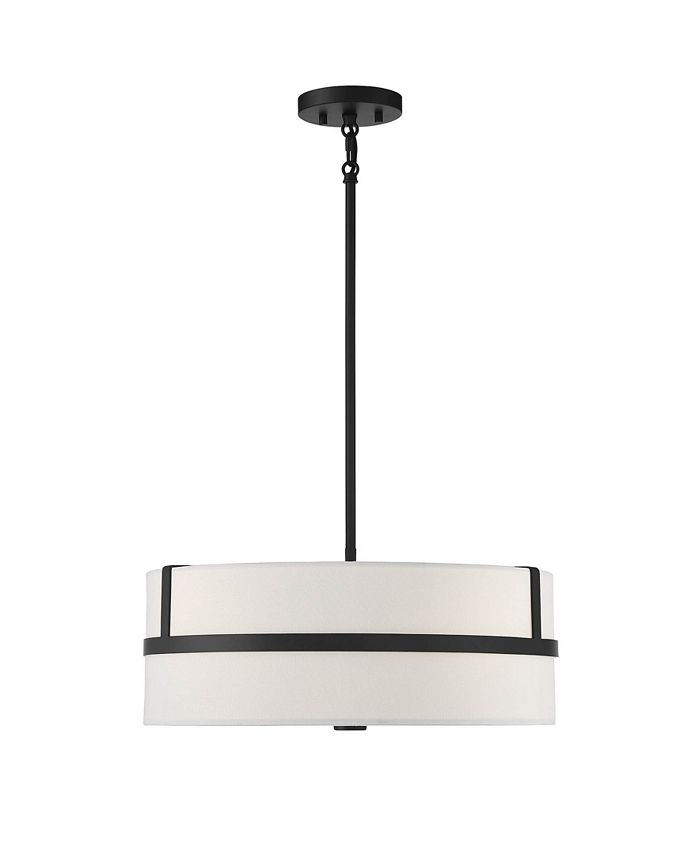 Meridian Lighting Rein 4-Light Pendant - Macy's