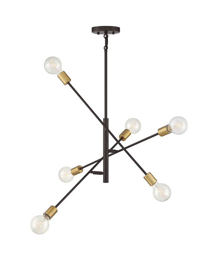 Meridian Lighting Palo 6-Light Chandelier - Macy's
