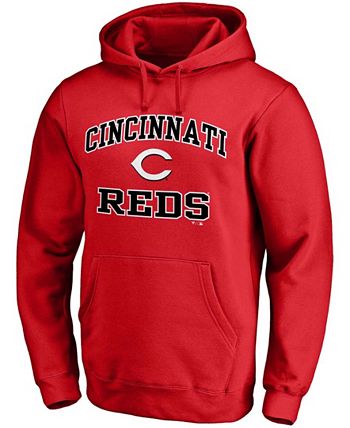 Fanatics Men's Red Cincinnati Reds Heart Soul Pullover Hoodie - Macy's