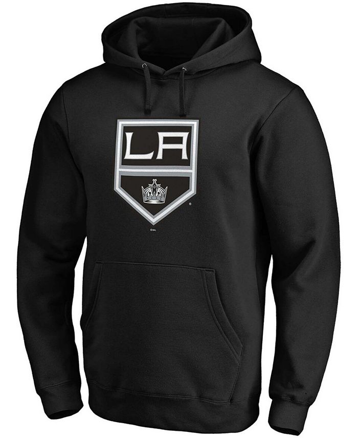 Fanatics Men's Black Los Angeles Kings Primary Team Logo Fleece ...