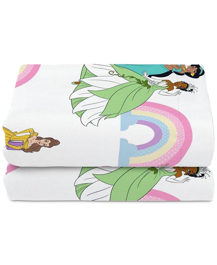 Disney Princess 3-Pc. Twin Sheet Set - Macy's