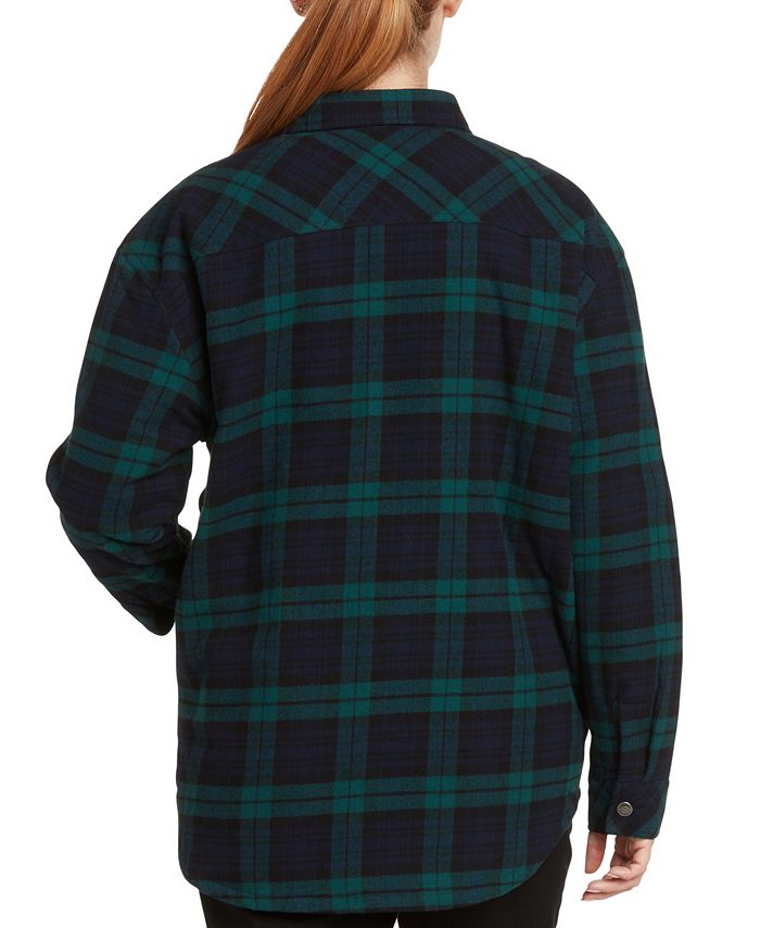 Dickies Plaid Snap-Front Jacket & Reviews - Jackets & Vests - Juniors ...