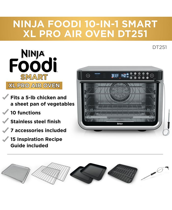 Ninja DT251 Foodi™ 10-in-1 Smart XL Air Fry Oven - Macy's