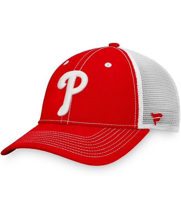 Fanatics Men's Red, White Philadelphia Phillies Sport Resort Trucker ...