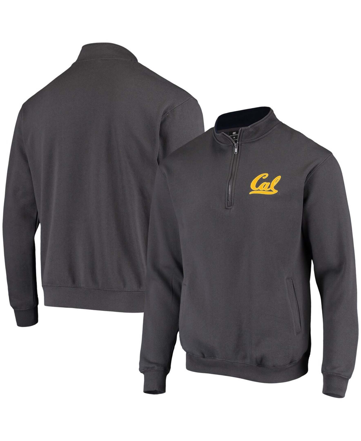Click here for Mens Charcoal Cal Bears Tortugas Logo Quarter-Zip... prices