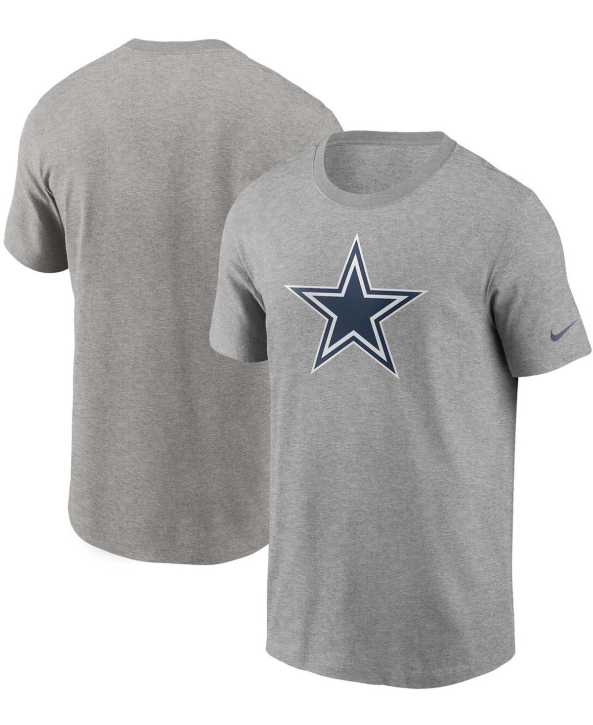 Click here for Mens Heather Gray Dallas Cowboys Primary Logo T-sh... prices