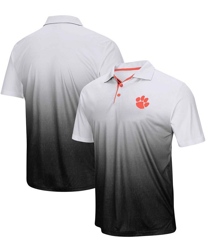 Colosseum Men's Gray Clemson Tigers Magic Team Logo Polo Shirt - Macy's