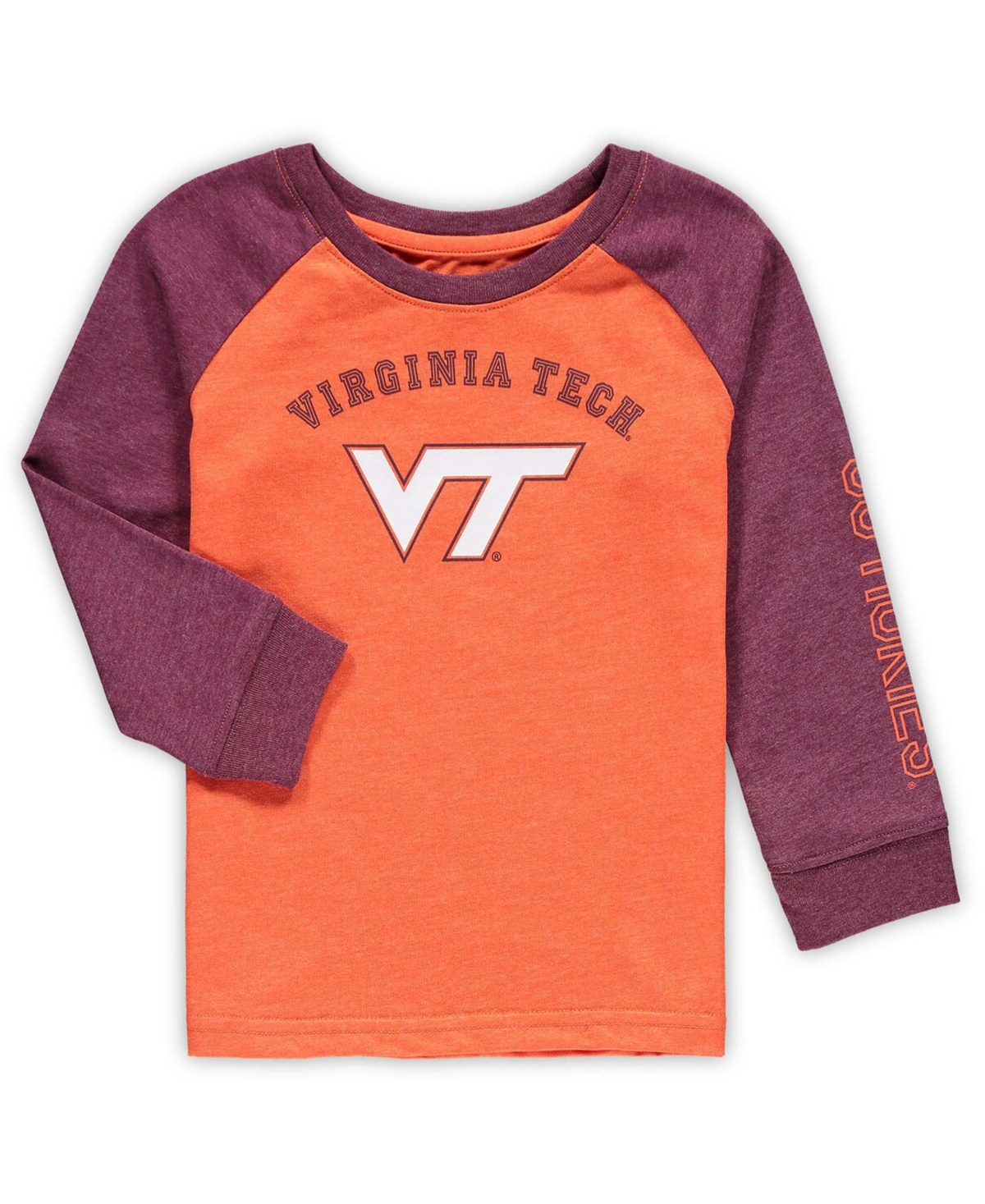 Click here for Toddler Boys and Girls Heathered Orange Virginia T... prices