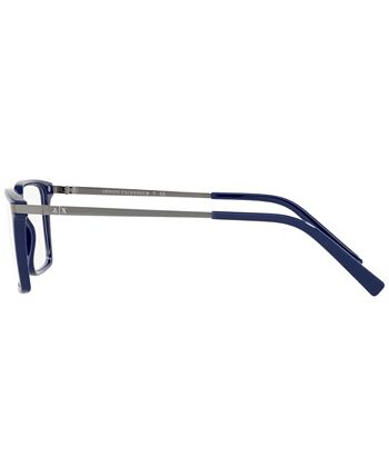 A|X Armani Exchange Men's Rectangle Eyeglasses, AX3077 - Macy's