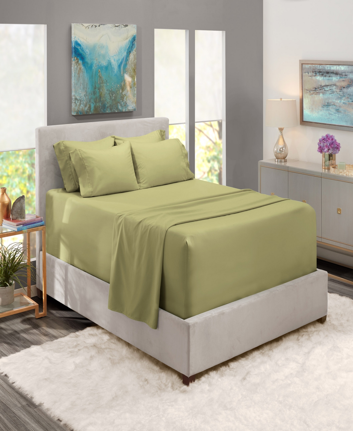 Click here for Nestl Extra Deep Pocket 6-Pc. Sheet Set  Full - Sa... prices
