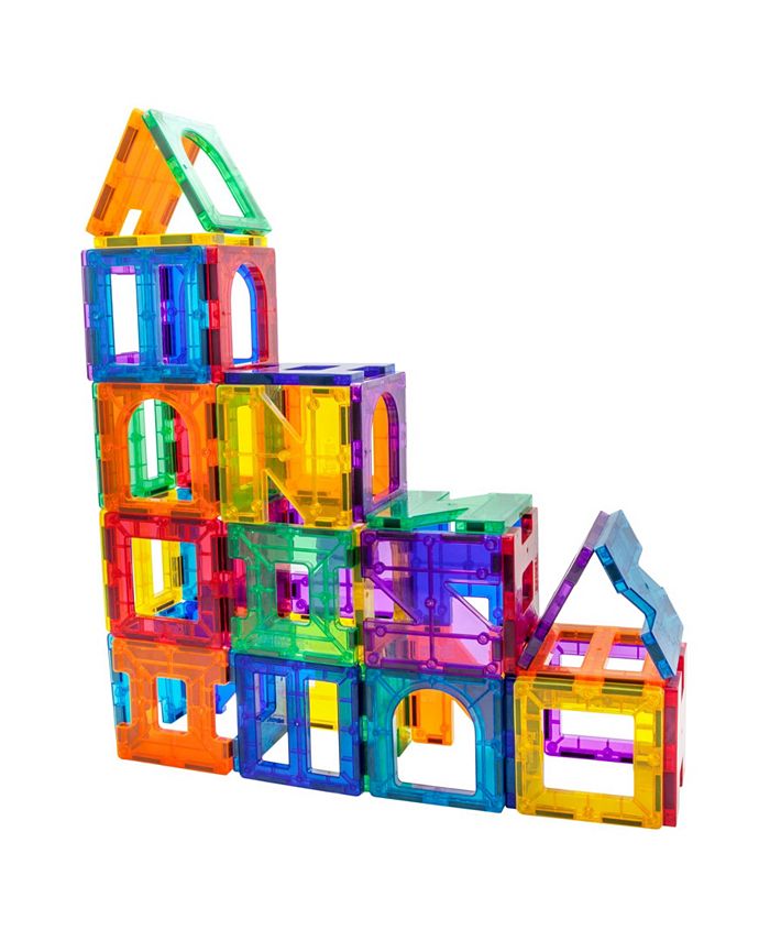 PicassoTiles Magnetic Building Block Set, 42 Piece - Macy's