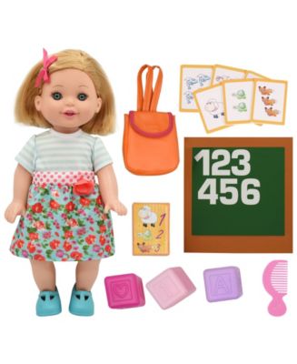 Lil Tots Talking Doll School Play Set, 18 Piece - Macy's