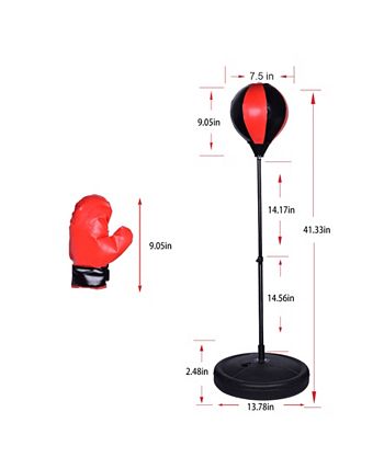 Fun Little Toys Boxing Series Adjustable Hitting Bag Boxing Set, 3 ...
