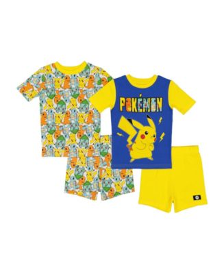 Pokemon Little Boys Pajama, 4 Piece Set - Macy's