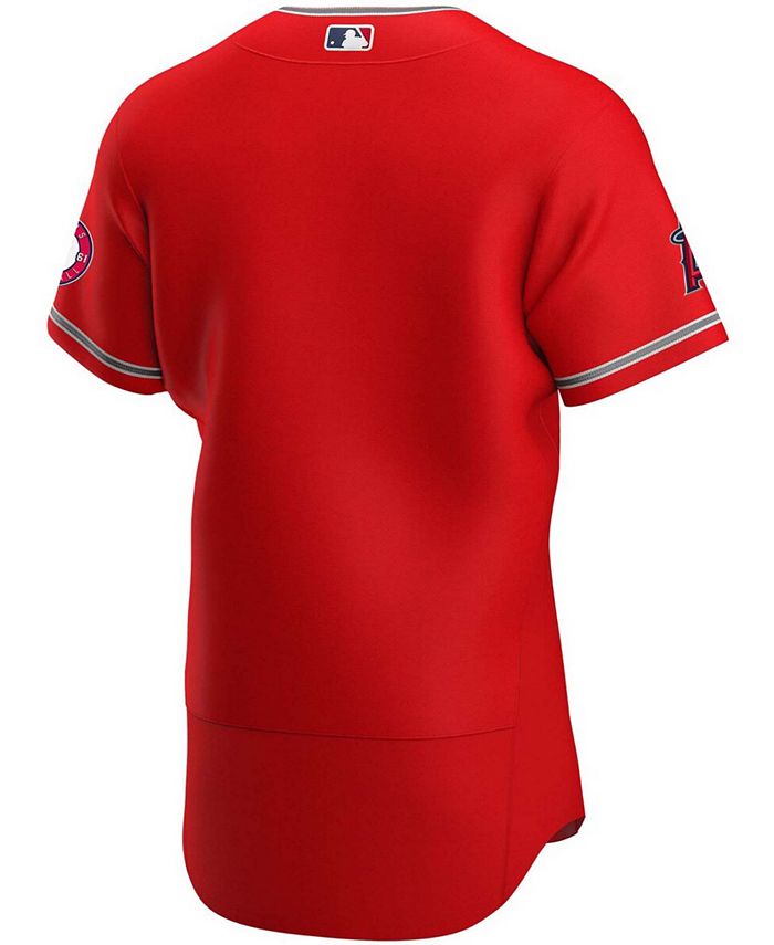 Nike Men's Red Los Angeles Angels Alternate Authentic Team Jersey - Macy's