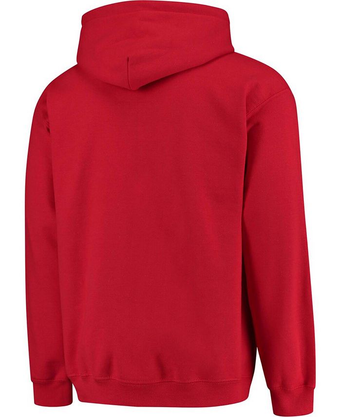 Fanatics Men's Red Wisconsin Badgers Basic Arch Pullover Hoodie - Macy's