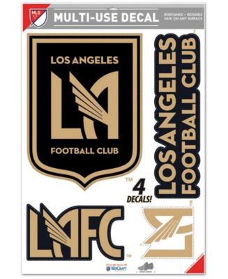 Multi LAFC 11" x 17" Multi-Use Cut To Logo Decal Sheet, Pack of 4 - Macy's
